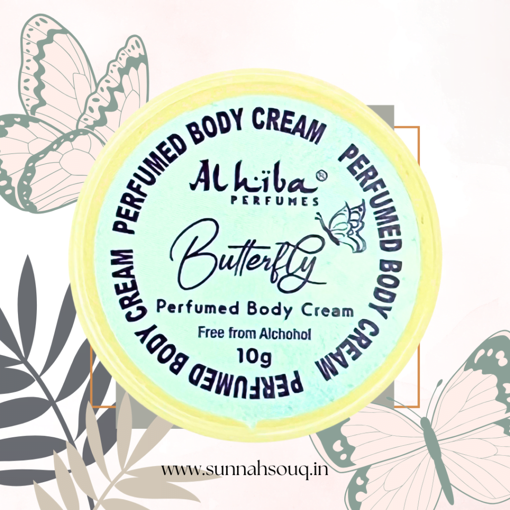 Butterfly Perfumed Body Cream - 10g | Al Hiba - Sunnah Souq - Islamic Store