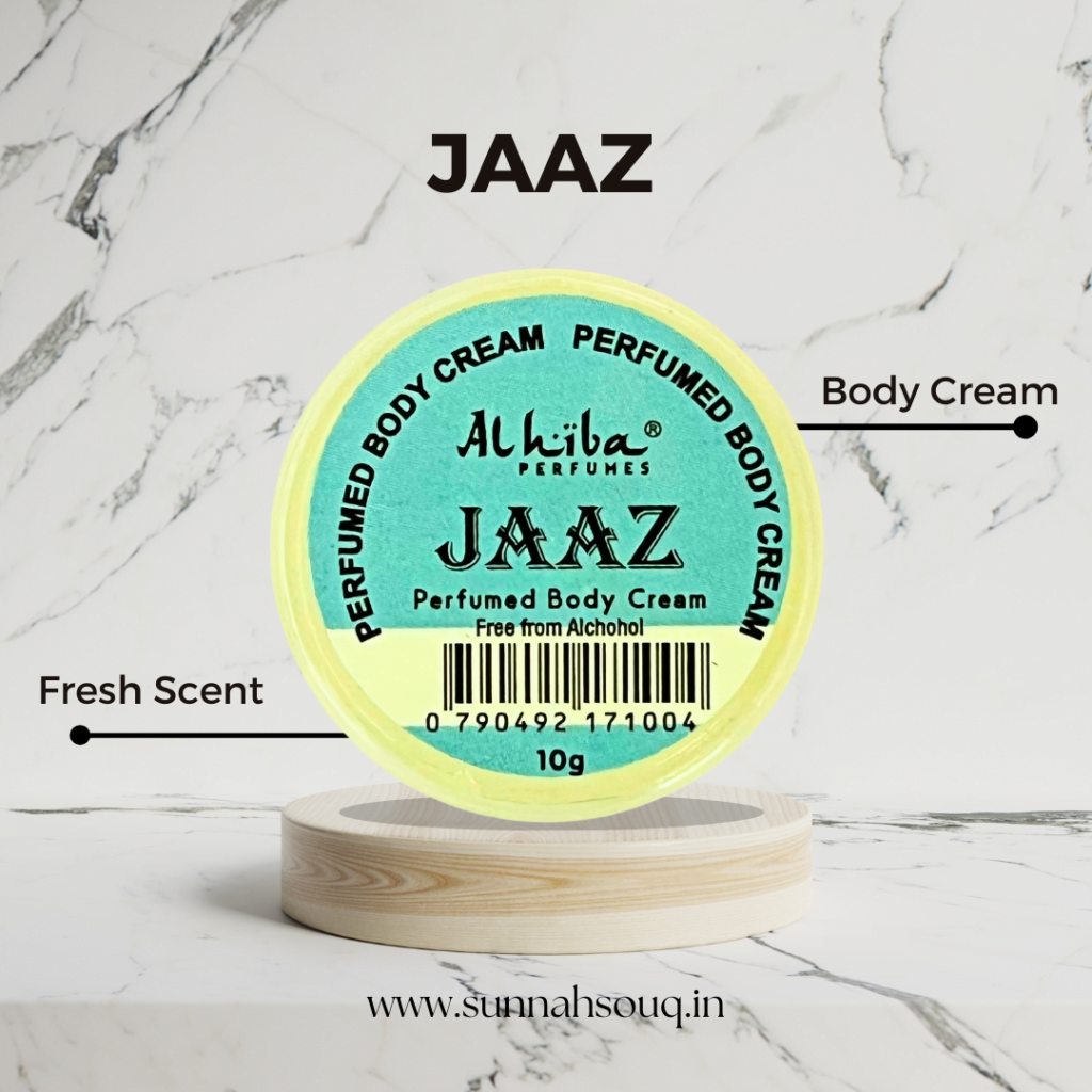 Jaaz Perfumed Body Cream - 8.5g | Al Hiba - Sunnah Souq - Islamic Store