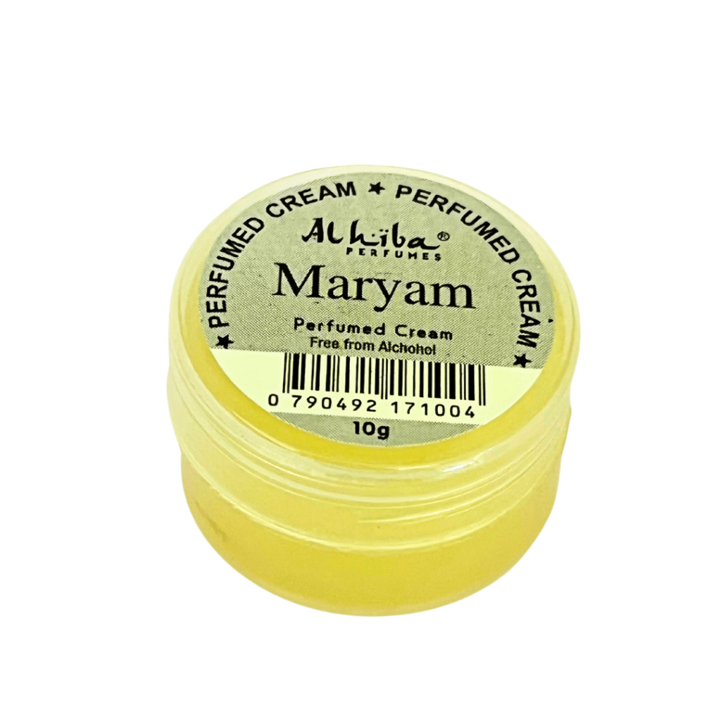 Maryam Perfumed Body Cream - 10g | Al Hiba | Solid Perfume - Sunnah ...